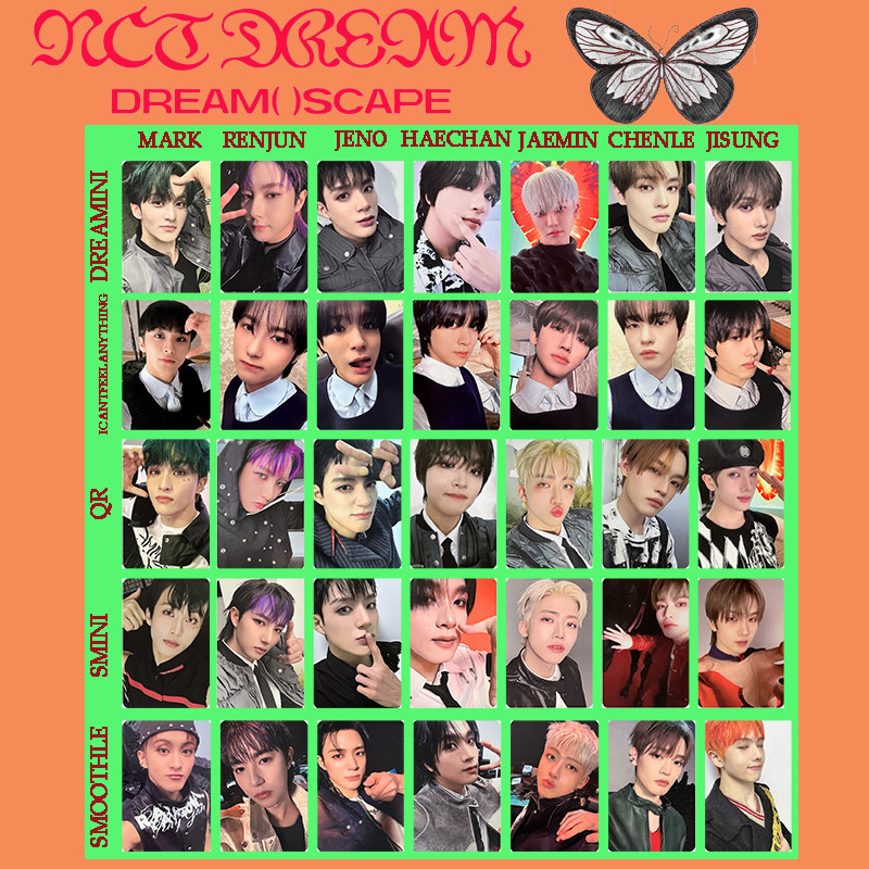 5-7pcs NCT DREAM Lomo Cards DREAM( )SCAPE Album Photocards Mark RENJUN ...