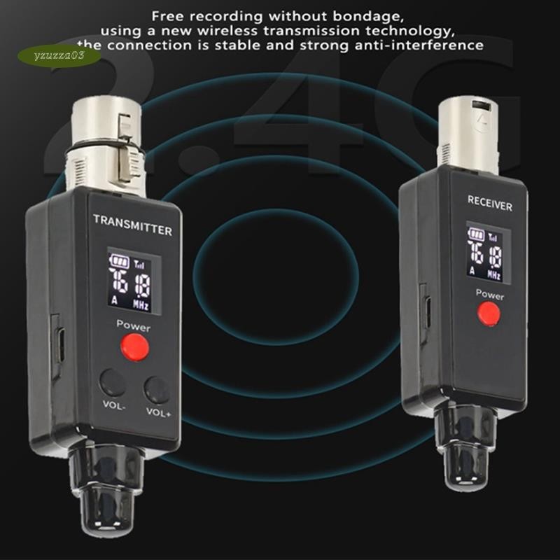 ⚡️Microphone Wireless System Moving Coil Capacitor Wireless Transmitter ...