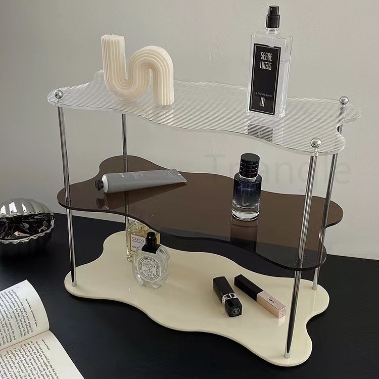 Home Decoration ins Style Desktop Shelf Acrylic Perfume Placement Rack ...