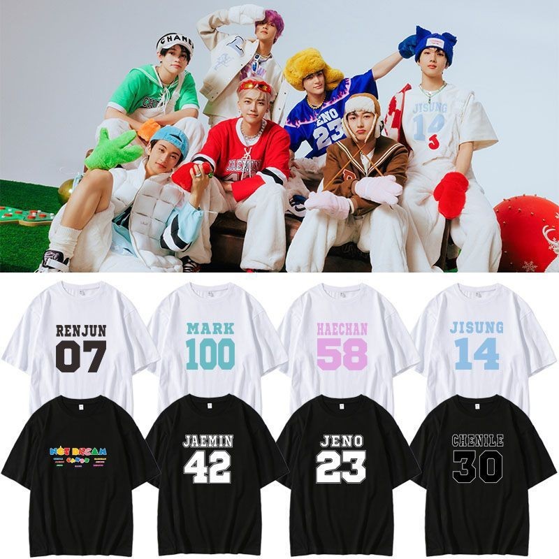 KPOP NCT Dream Candy Ablum Oversized T Shirt MARK RENJUN HAECHAN JAEMIN ...