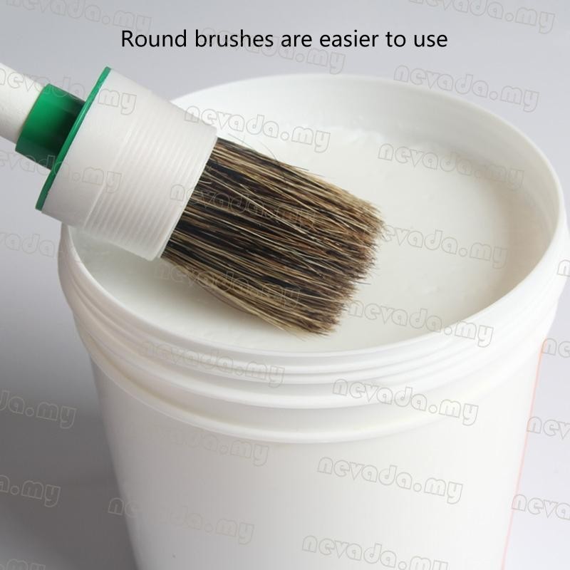 Nevʚ ɞ Straight Curved- Lube- Applicator- Brush with Plastic Handle ...