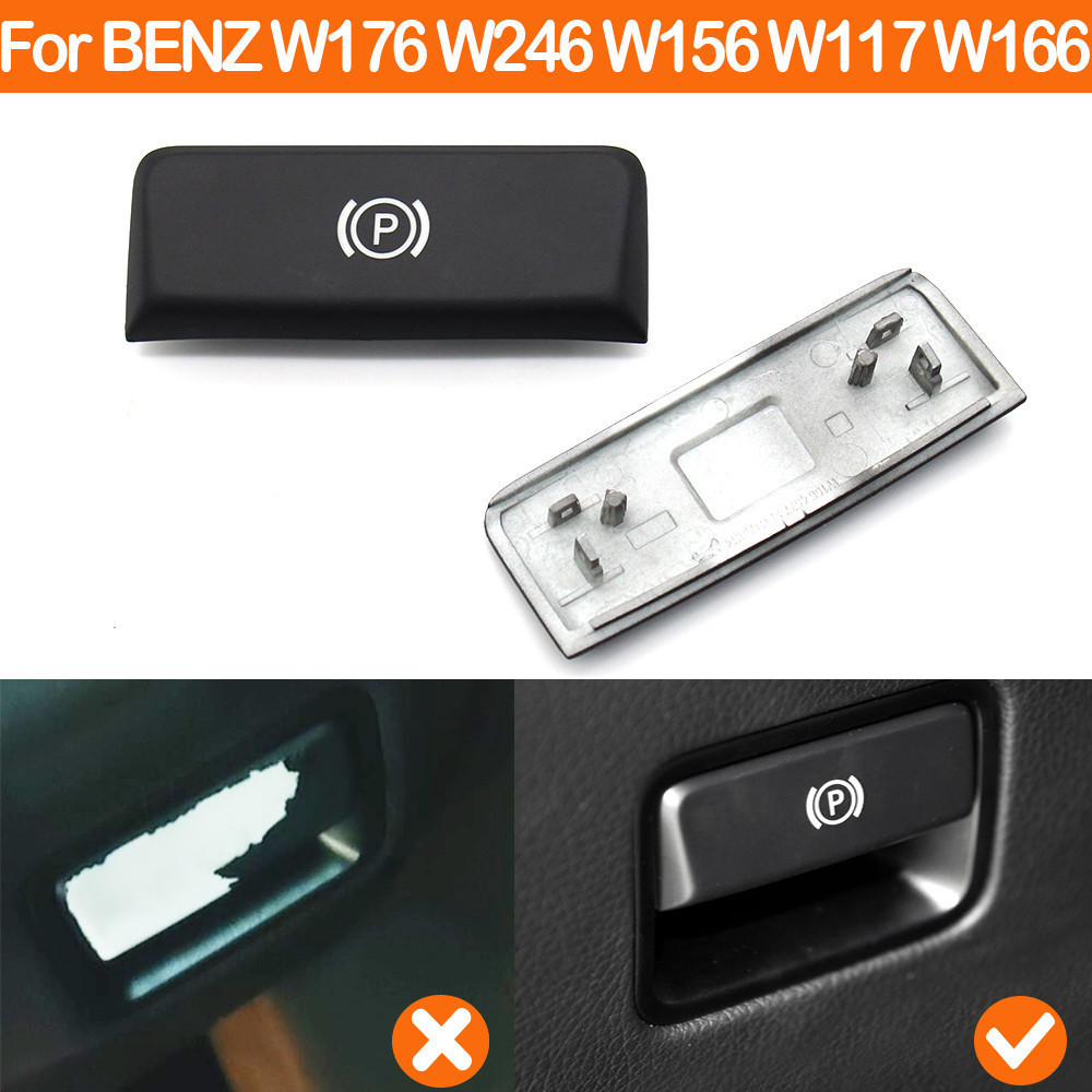 Car Handbrake Parking Switch Release Lever P Button Cover For Mercedes ...
