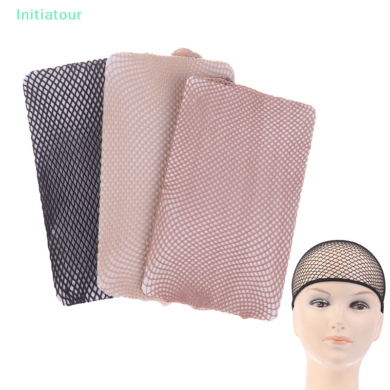 Initiatour Mesh Weaving Wig Opening At Both Ends Wig Nets Stretch Mesh ...