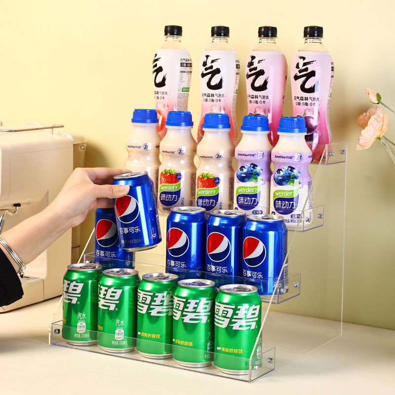 Yixi Beverage Juice Rack Desktop Multi-Layer Storage Rack Acrylic ...