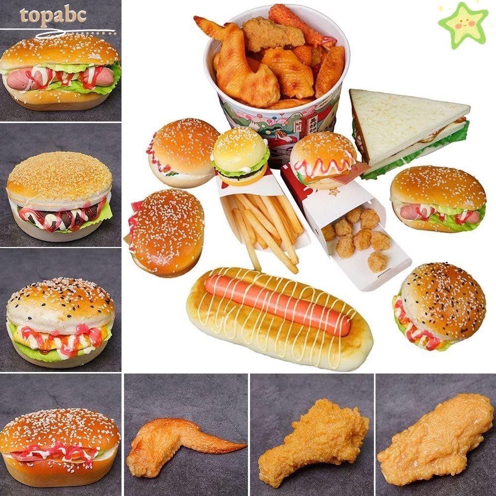 TOPABC Artificial Food Model Photo Props Shopwindow Display Home ...