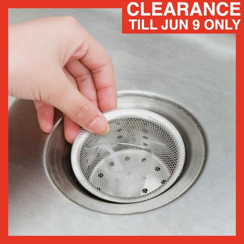 (EXTRA STRONG NETTING) 100pcs Sink Drain Hole Trash Strainer Mesh ...