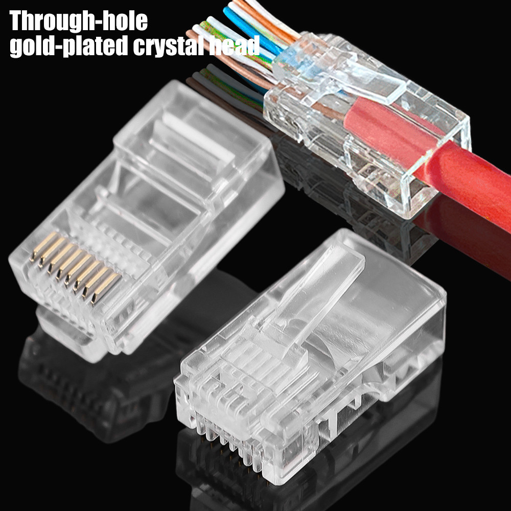 Network Connector - Trident Chip - For Ethernet Cable - RJ45 100Mbps ...