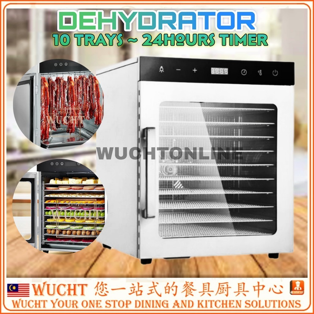 【WUCHT】10 Trays Food Dehydrator Food Fruit Dryer Jerky Meat Herbs ...
