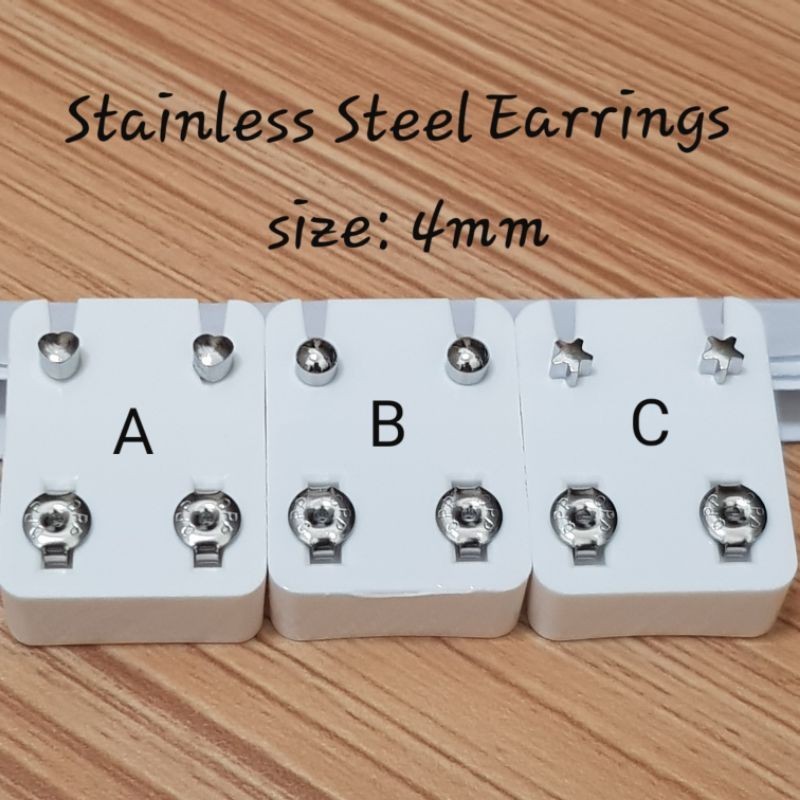 (Big) Piercing Earrings(subang tindik telinga)(stainless steel ...