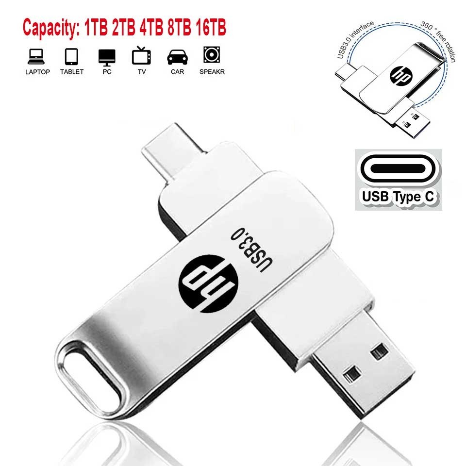 1TB 4TB 2TB 8TB 16TB USB 3.0 Flash Drive High-Speed Pen Drive 16TB ...