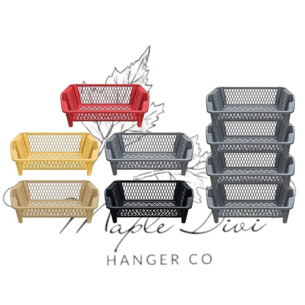 DIVI STORE's Large plastic stackable bin ( 5pcs, 10pcs per package ...