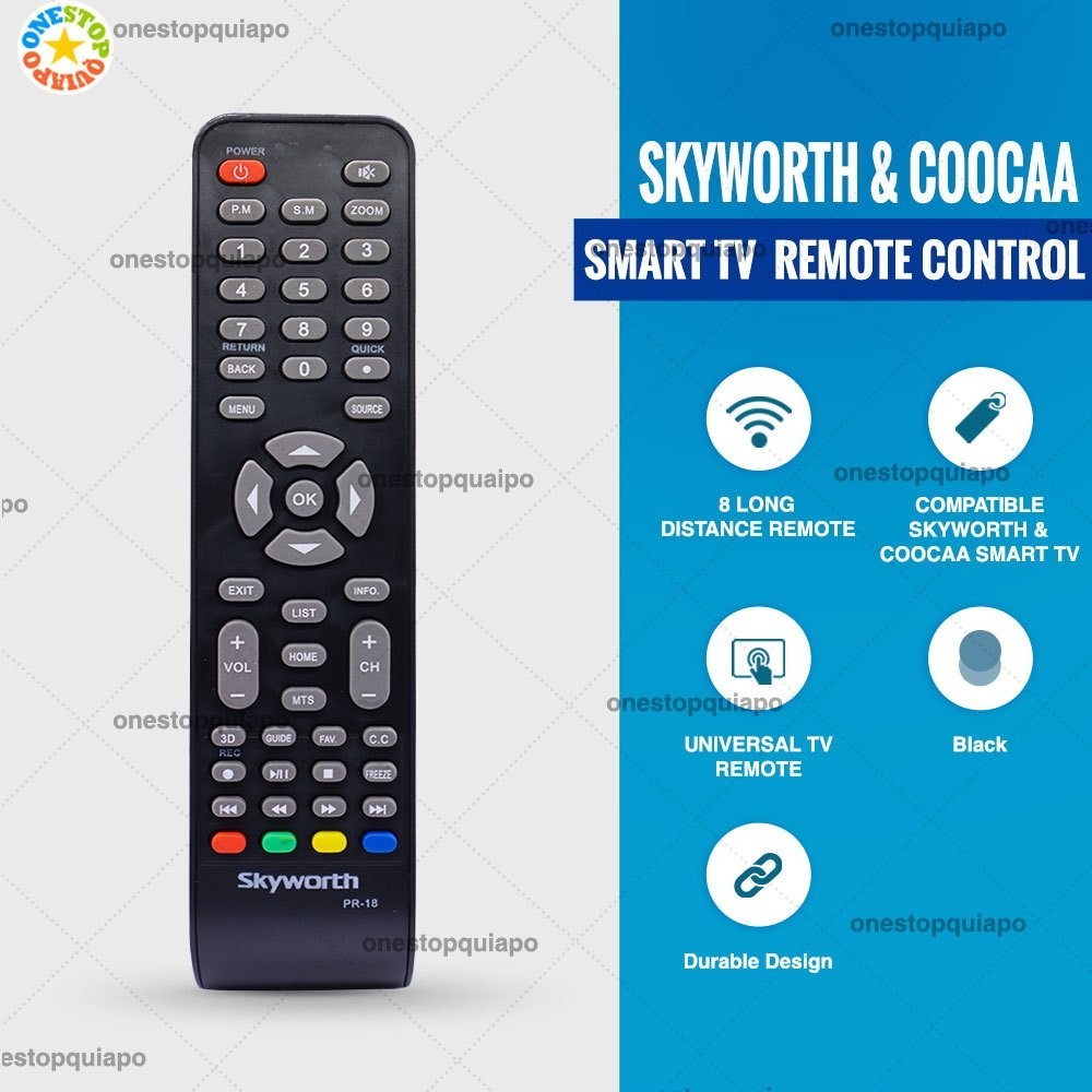 Universal TV Remote Control for Skyworth Smart TV and Coocaa Smart TV ...