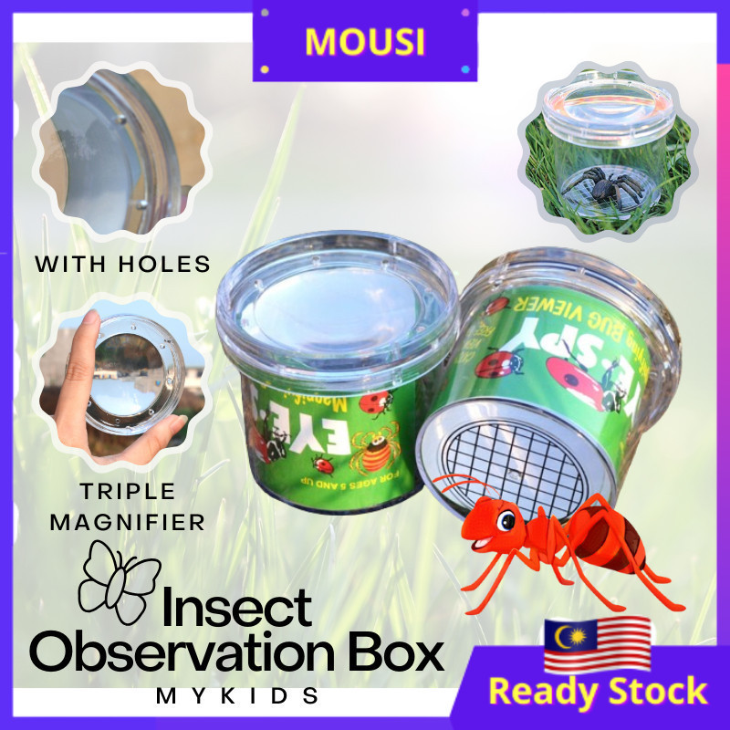 Portable Insect Observation Box Outdoor Magnifying Glass Observation ...