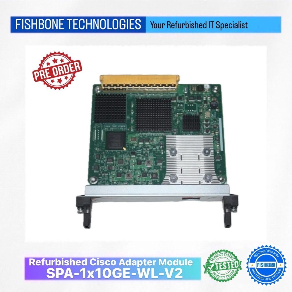 Cisco SPA-1X10GE-WL-V2 (1-port 10GE LAN/WAN-PHY Shared Port Adapter ...