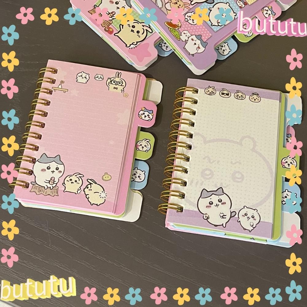 BUTUTU Notebook, Smooth Paper Surface Hachiware Usagi Notepad Diary ...