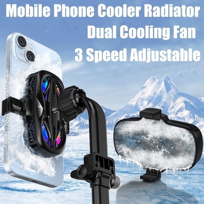 K12 Phone Cooler Heat Sink Ice Cooling Radiator Cooling Fan Cooler ...