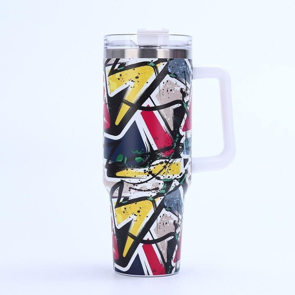 TYLER1 Coffee Termos Cups, 40oz Diamond Mug Fashion Thermos, Portable ...