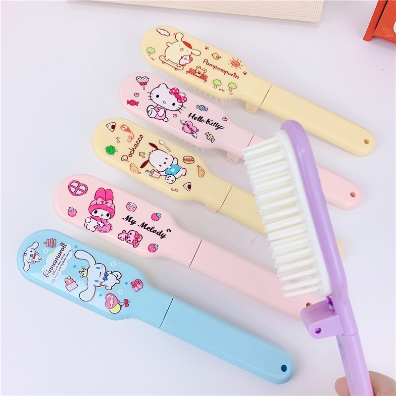 Anime Sanrio Comb Cinnamoroll Hello Kitty My Melody Kuromi Scalp ...
