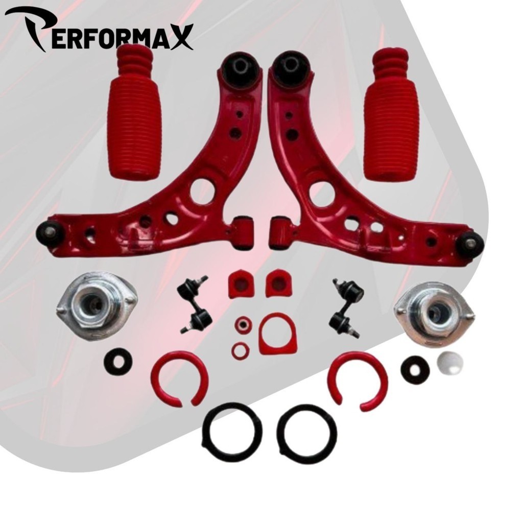 21 ITEM COMPLETE SET LOWER ARM/STABILIZER LINK/STEERING RACK BUSH ...