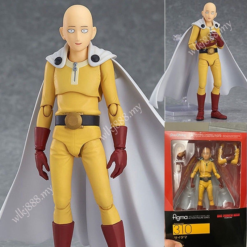 Figma One Punch-man Saitama 310 Change Face Anime Articulado Action ...
