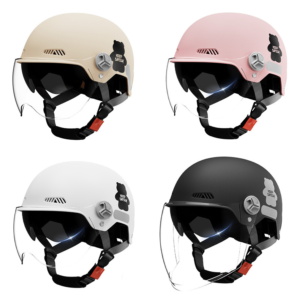 Electric Motorcycle Helmet Motor Helmet Sun Protection Battery Car Four ...