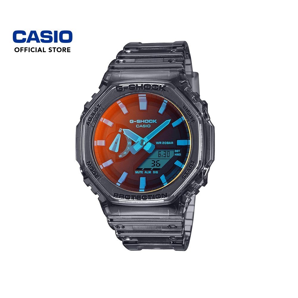Casio G-Shock Beach Time Lapse Series GA-2100TLS-8A Grey Translucent ...