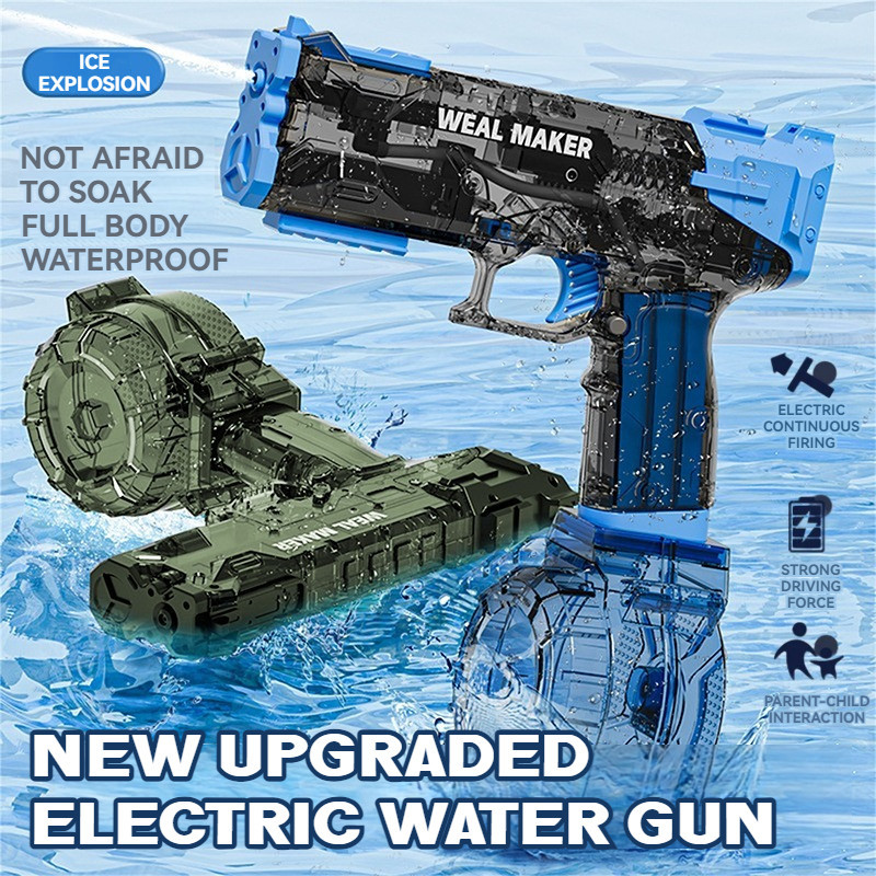 500ML Weal Maker Electric Water Gun Burst Guns Ice Toy Ourdoor Swimming ...