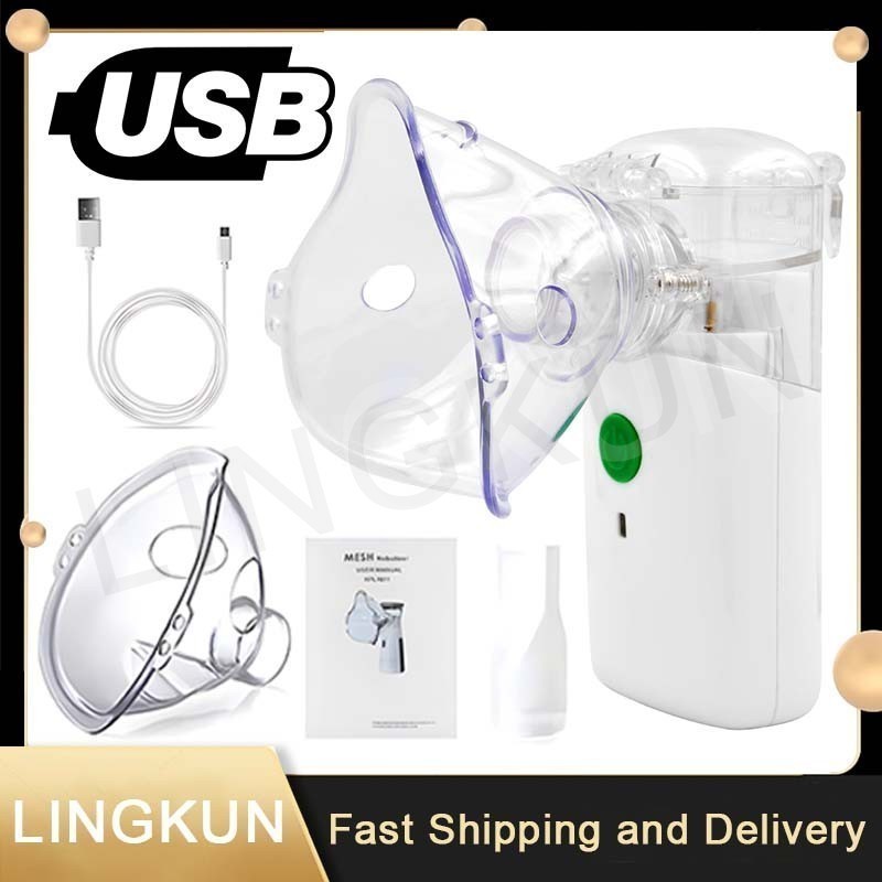 Handheld Portable Autoclean Inhale Nebulizer Mesh Atomizer Silent ...