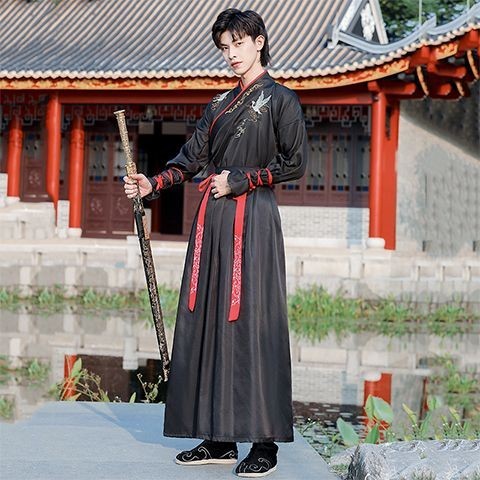 Ancient Costume Hanfu Graduation Photo Martial Arts Junior High School ...