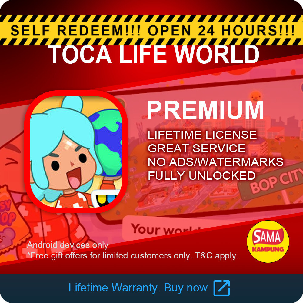 [ANDROID GAME] Toca Life World MOD | TRUSTED SELLER | LIFETIME WARRANTY ...