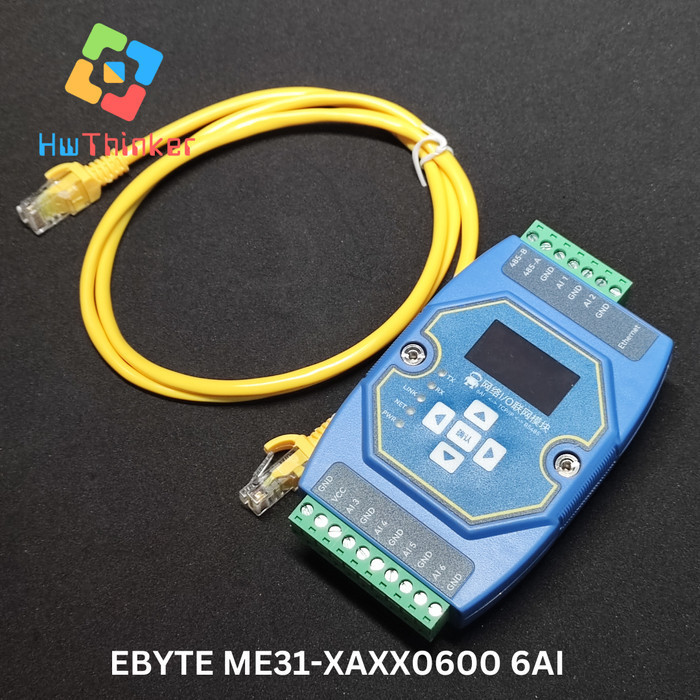 Ebyte Me31 Xaxx0600 6ai Modbus Gateway Tcp Rtu I O Networking Rs485 Ethernet Analog And Digital