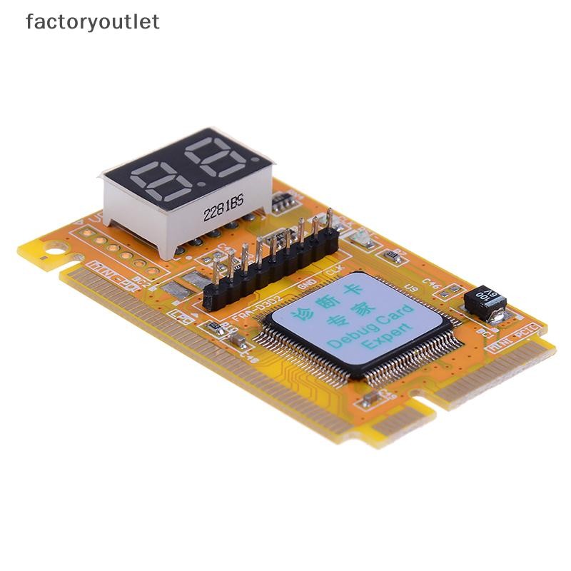 FCMY 3in1 mini PCI PCI-E LPC PC laptop analyzer tester diagnostic post ...