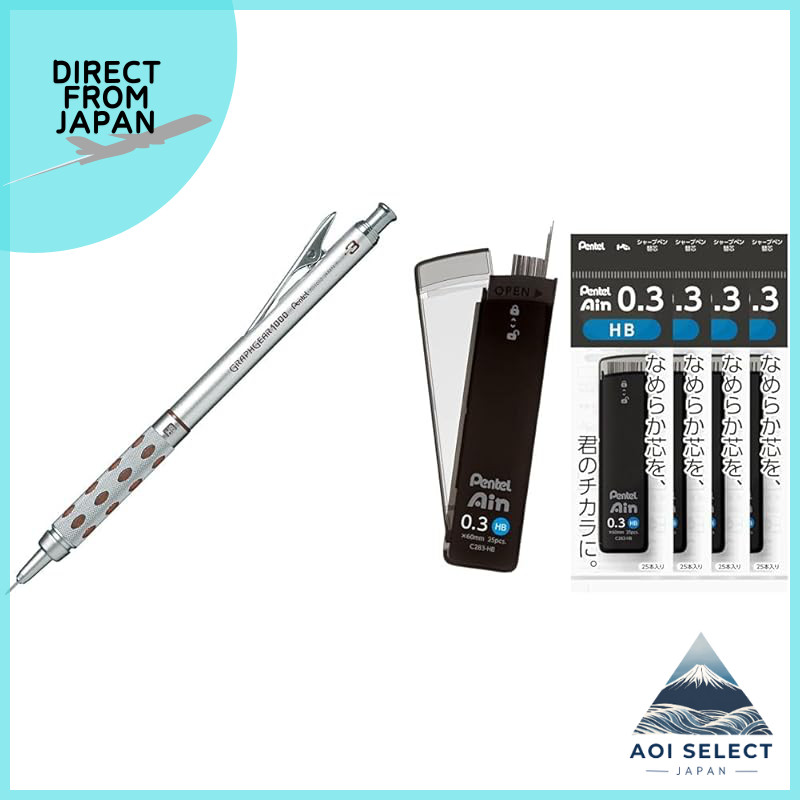 Pentel Graph Gear 1000 Mechanical Pencil Set with Compatible Lead ...