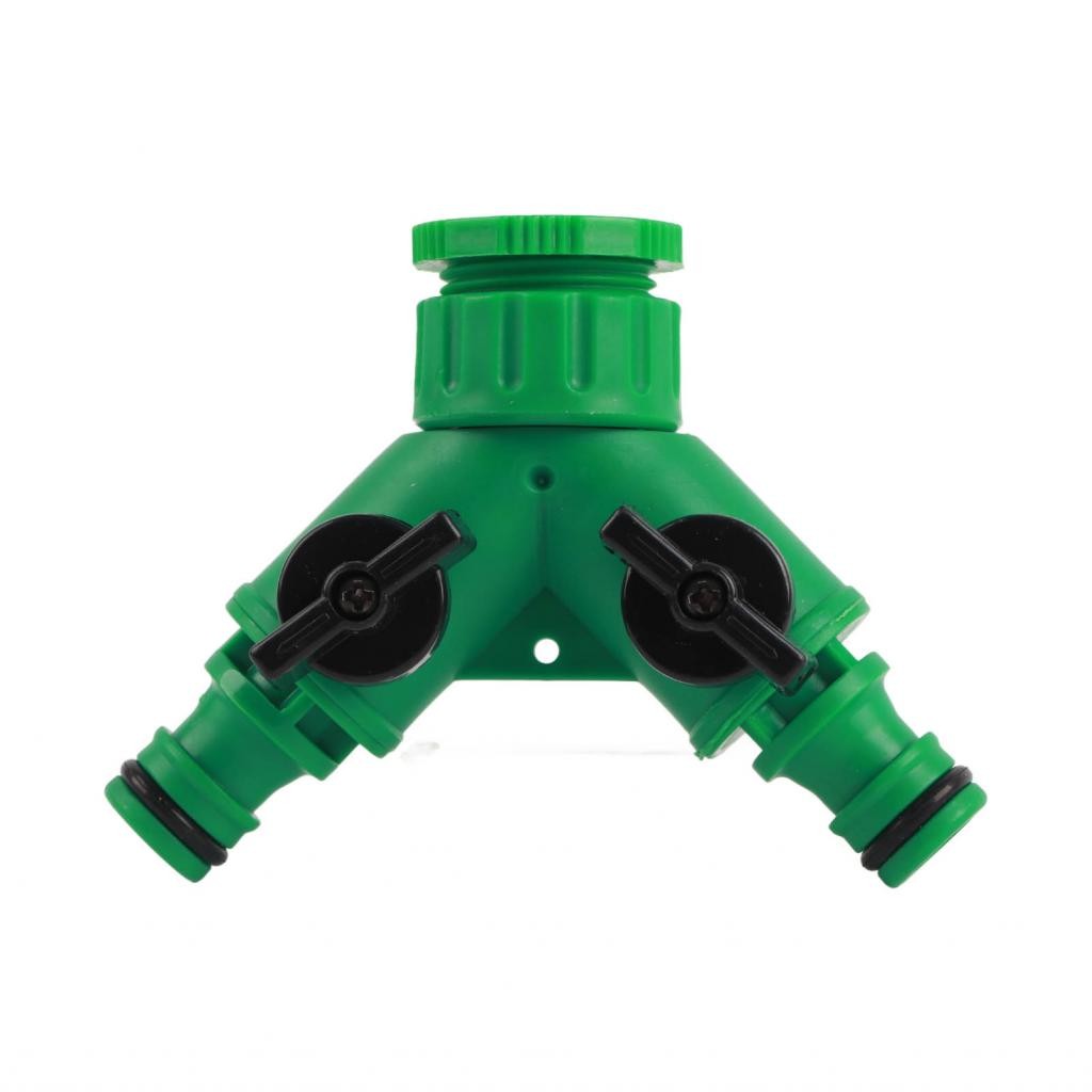 Ffggg Hose Adapter Water Splitter Sturdy 3 Way 2 Valve 1 Inlet Outlet ...