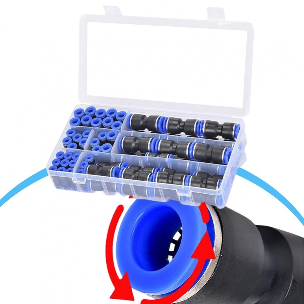 Quick Release Air Hose Fitting Kit of 60Pcs Designed for User Friendly ...