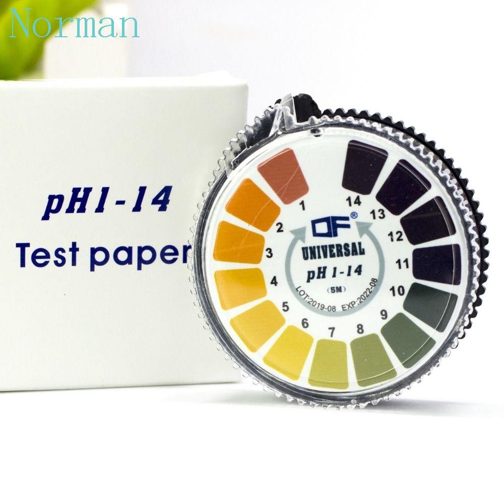 NORMAN Alkaline Acid Indicator Meter, Accurate Round PH Test Paper, 1 ...