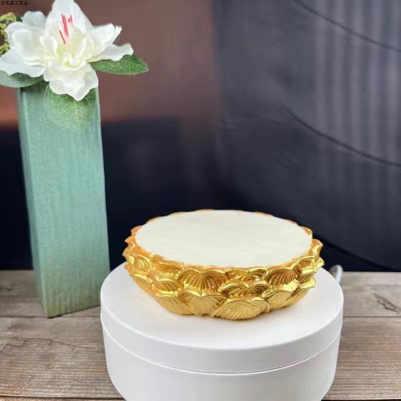Ivory Fruit Double-Layer Lotus Heightened Buddha Table Base Office ...