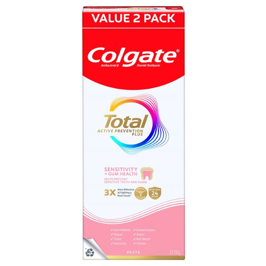 COLGATE Total Sensitivity & Gum Health Toothpaste 2x150g | Shopee Malaysia