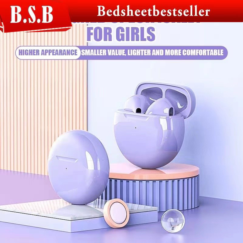 pro6 TWS bluetooth earbuds Wireless Bluetooth Earphone Touch Control ...