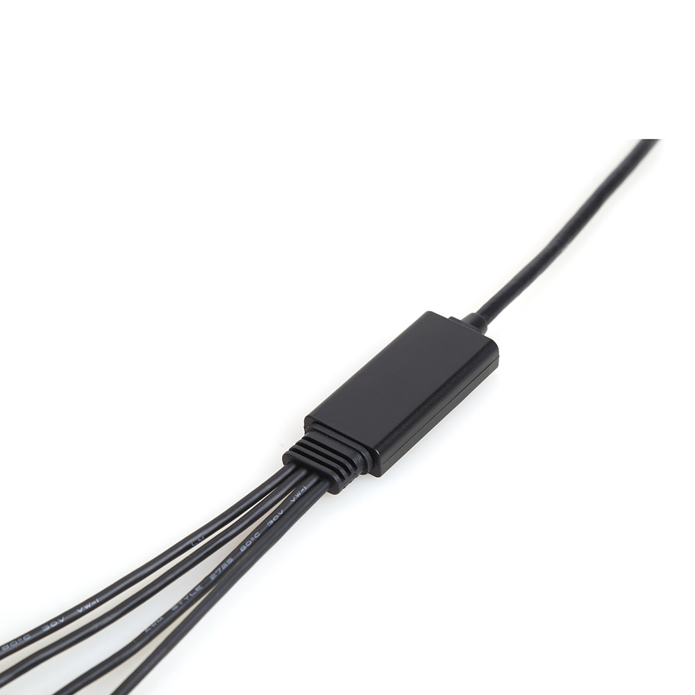 PL2303 Chipset 4 Port USB to RS-232 9-Pin DB9 Serial Cable Male A ...