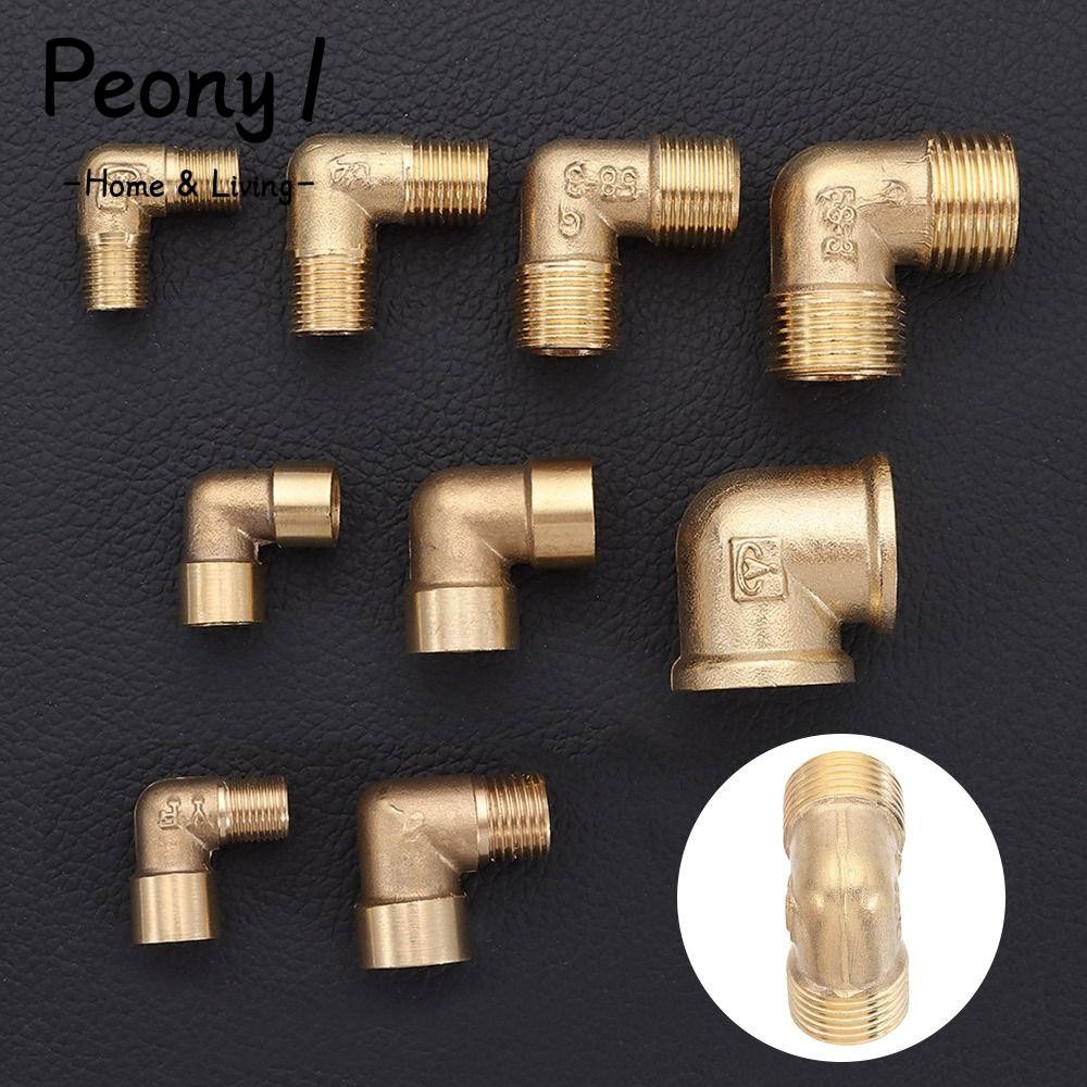 PEONY1 Pipe Joint, Brass Pipe Fitting 1/8" 1/4" 3/8" 1/2" Hose Barb ...