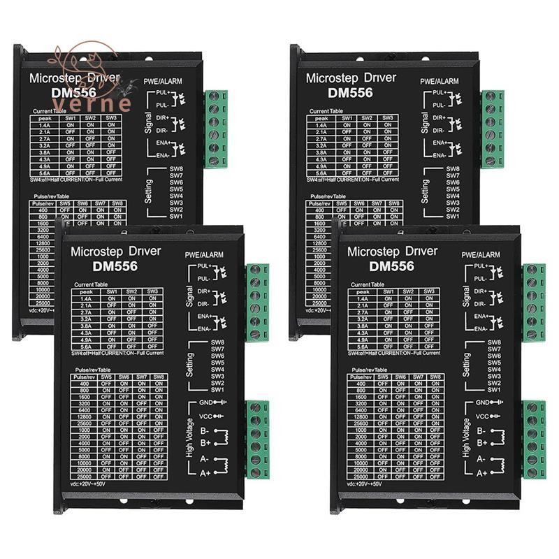 DM556 CNC Digital Stepper Driver DM556 Stepper Motor Controller 2-Phase Stepper Motor Driver ...