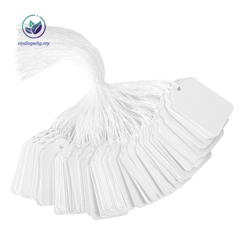 1000 PCS Price Tags with String Attached,1.77 X 1.1 Inches Hang Tags ...