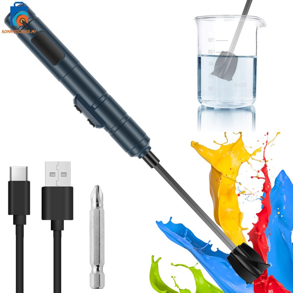 Resin Mixer with Epoxy Mixer Paddle Rechargeable Epoxy Resin Mixer ...
