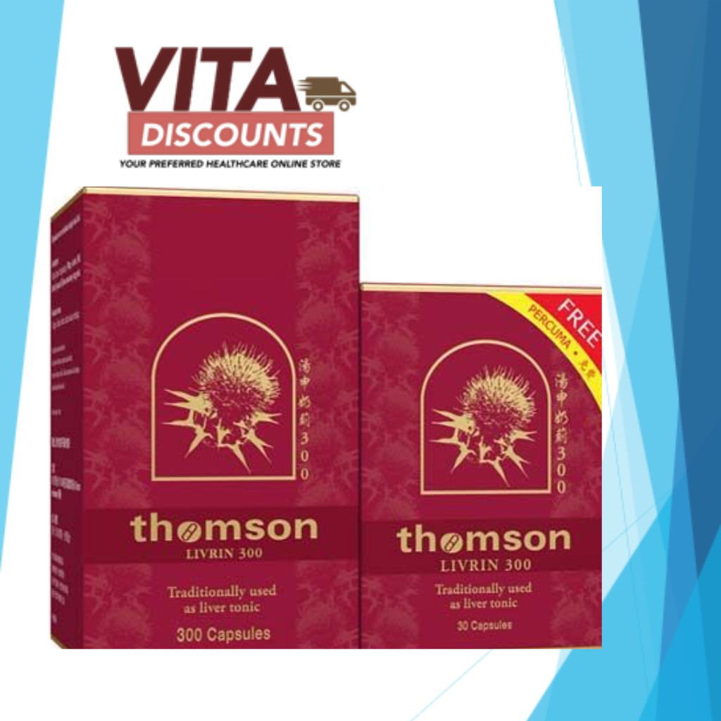 THOMSON LIVRIN 300 300MG CAPS 300+30S EXP10/2026 | Shopee Malaysia