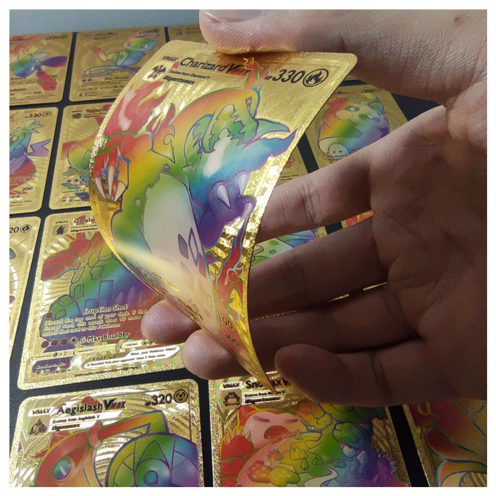 Pokémon Gold Card Board Game Card Pokemon Merchandise | Shopee Malaysia
