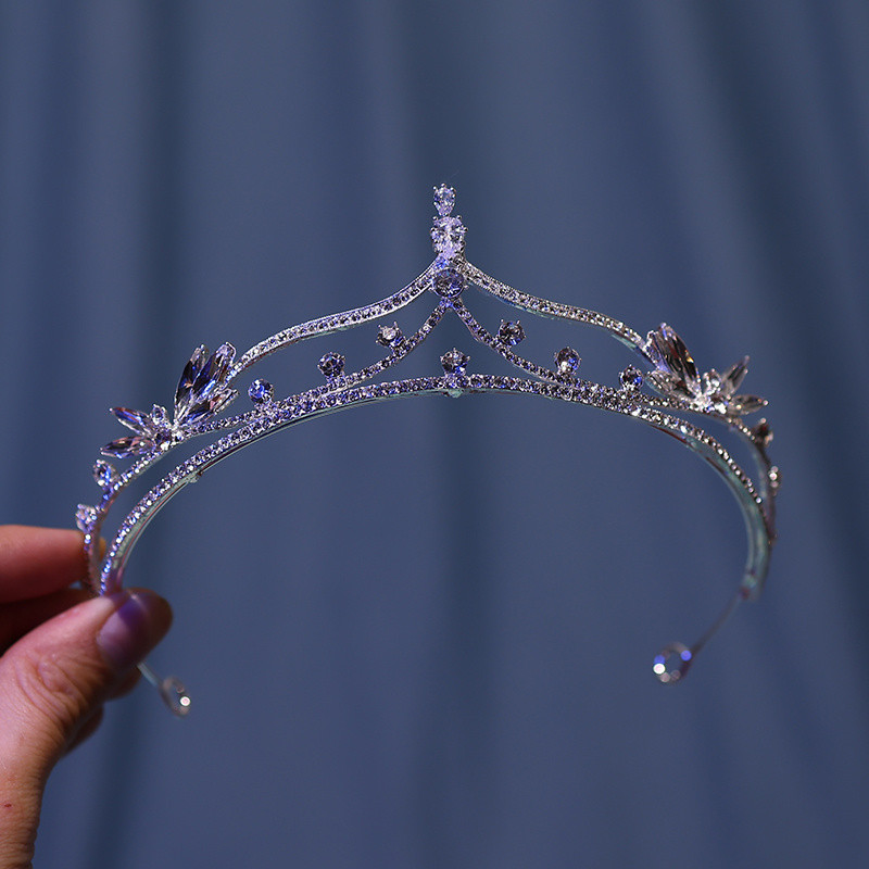 Bridal Crown Headdress New Style Korean Simple Atmospheric Crown ...