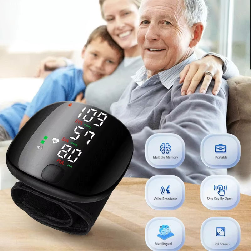 Blood pressure monitor automatic digital lED blood pressure monitor BP ...