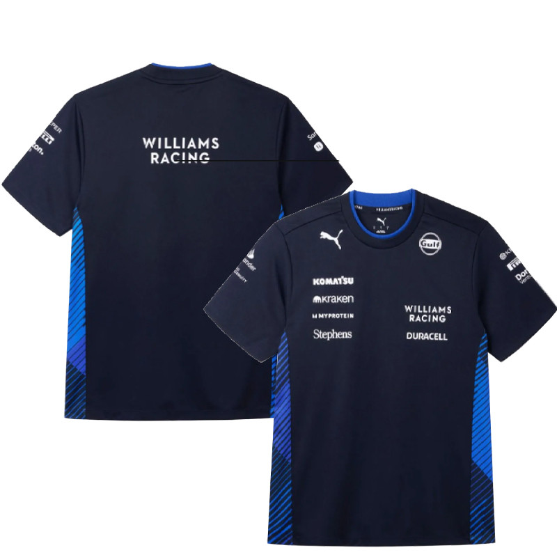 2025 New F1 Racing Suit + Williams Racing Team F1 jersey + Summer Men ...