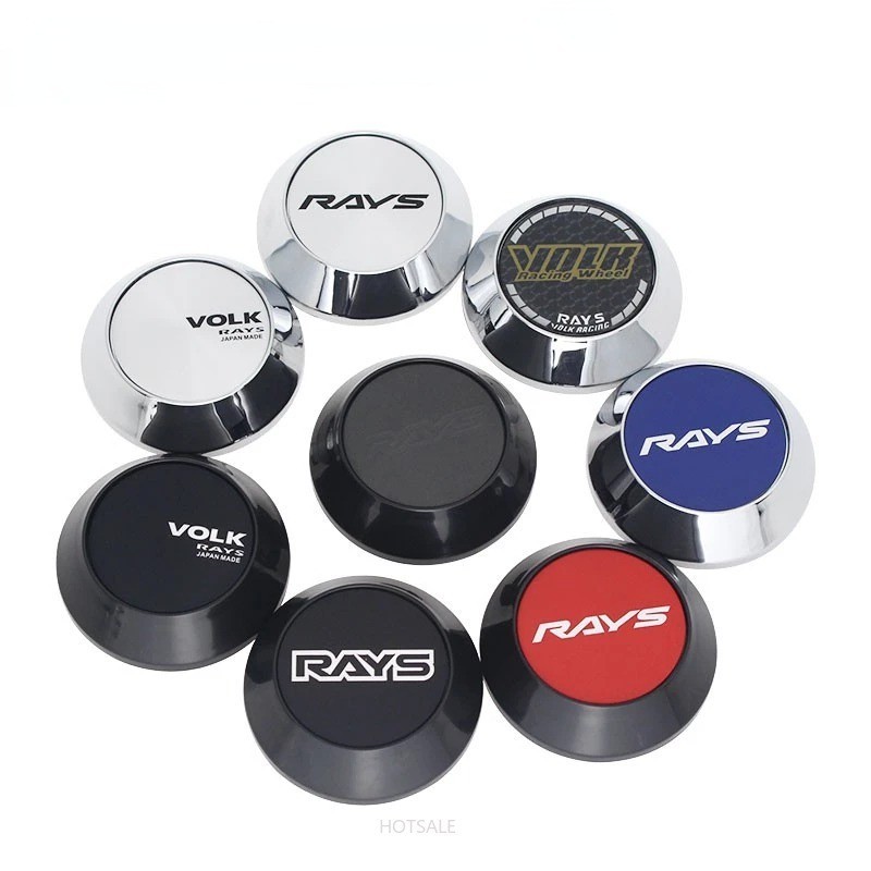 4pcs 65mm Volk Racing Car Wheel Center Caps Rays Racing Wheel Caps for ...